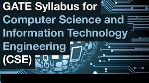 GATE 2023 Computer Science & Information Technology Syllabus (Released ...