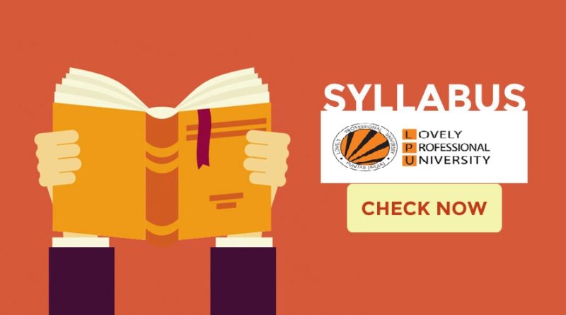 LPU NEST Syllabus 2018 | Check here for Free