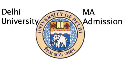 Delhi University MA Admission
