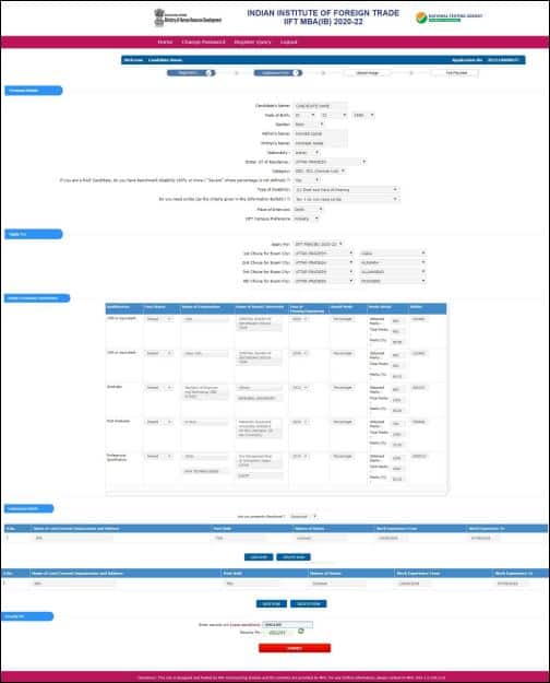 How to Fill IIFT 2023 Application Form (Available) - Step by Step Guide ...