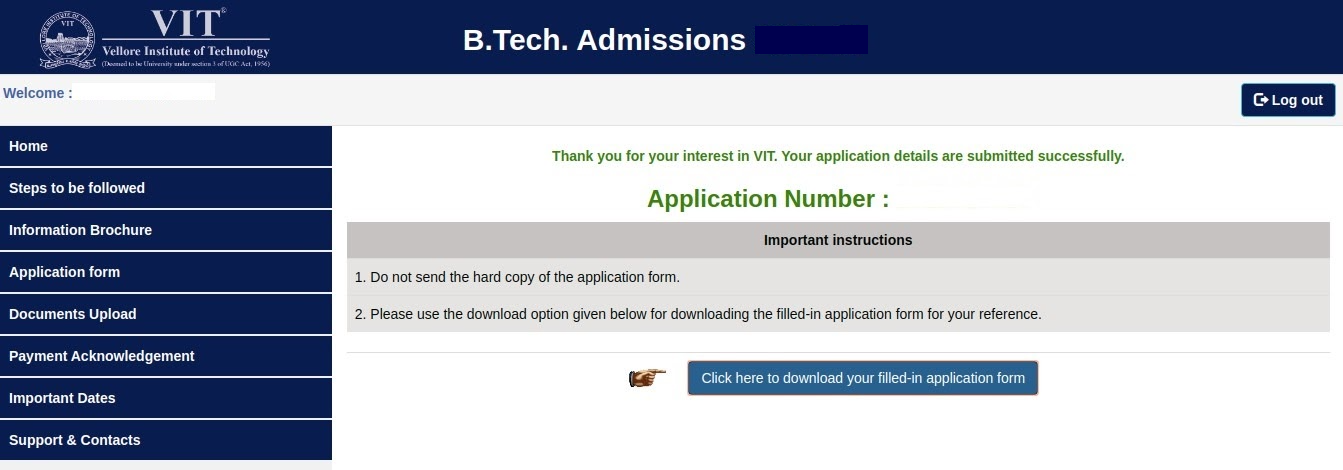 VITEEE 2024 Application Form (Released), Registration, Apply
