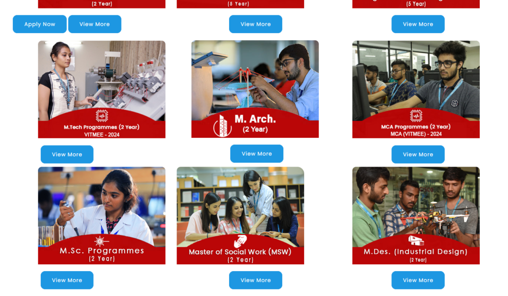 VITMEE 2024 Application Form (Open), Registration Fee - Apply Now